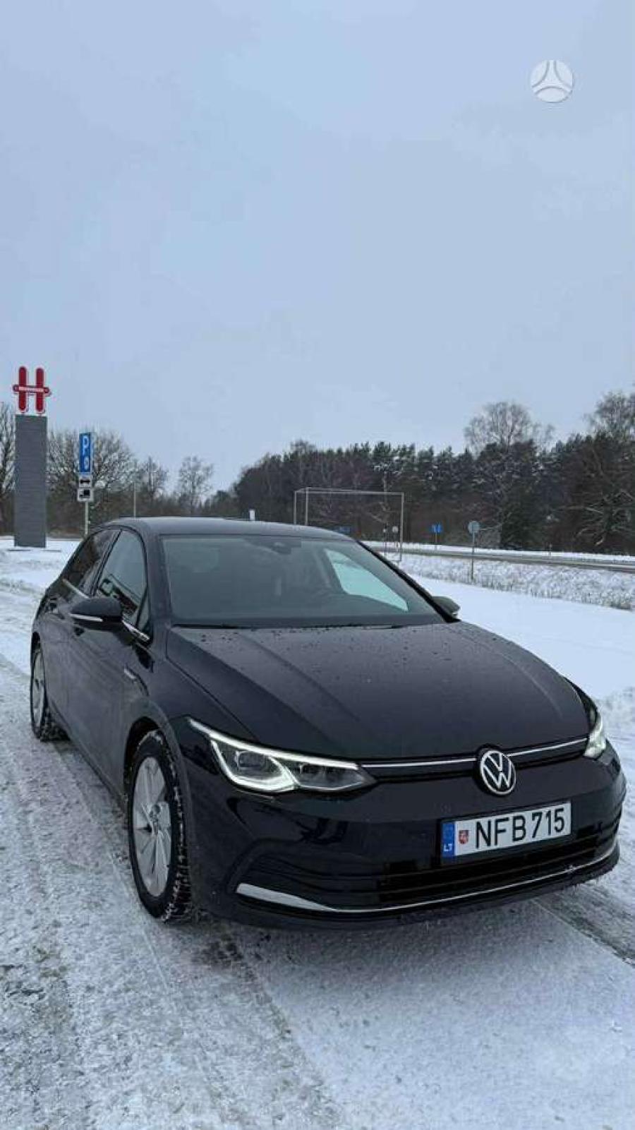 Melns Volkswagen Golf 2021 Jonava, ar dzinēja tilpumu 1.50 L un nobraukumu 79 tūkst. km par 18700 €, foto 2 vietnē AUTOMOTO.COM.LV