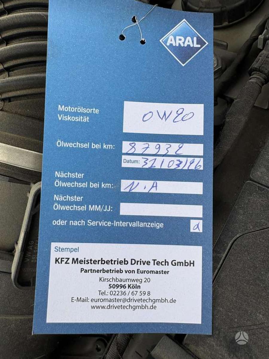 Melns Volkswagen Golf 2021 Kauņa, ar dzinēja tilpumu 2.00 L un nobraukumu 91 tūkst. km par 18200 €, foto 21 vietnē AUTOMOTO.COM.LV
