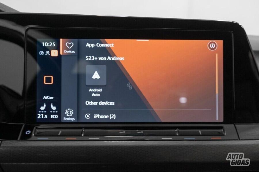 Melns Volkswagen Golf 2022 Viļņa, ar dzinēja tilpumu 1.40 L un nobraukumu 122 tūkst. km par 21500 €, foto 19 vietnē AUTOMOTO.COM.LV