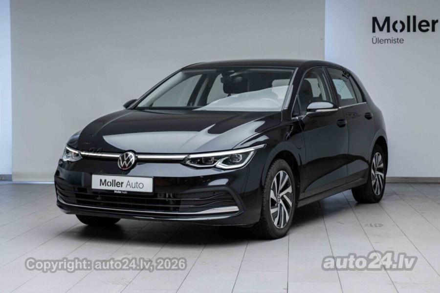 Black Volkswagen Golf 2022 in Tallinn, with an engine capacity of 1.40 L and mileage of 22 thousand km for 24800 €, photo 1 on AUTOMOTO.COM.LV