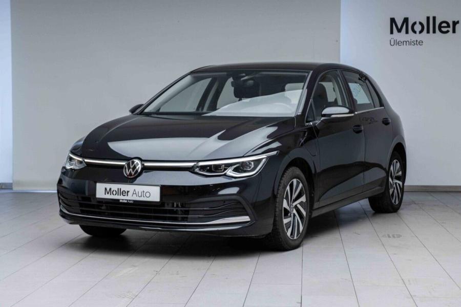 Melns Volkswagen Golf 2022 Peetri, ar dzinēja tilpumu 1.40 L un nobraukumu 22 tūkst. km par 24800 €, foto 1 vietnē AUTOMOTO.COM.LV