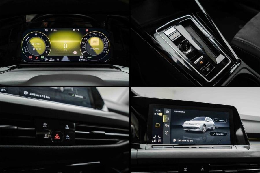 Melns Volkswagen Golf 2022 Peetri, ar dzinēja tilpumu 1.40 L un nobraukumu 22 tūkst. km par 24800 €, foto 16 vietnē AUTOMOTO.COM.LV