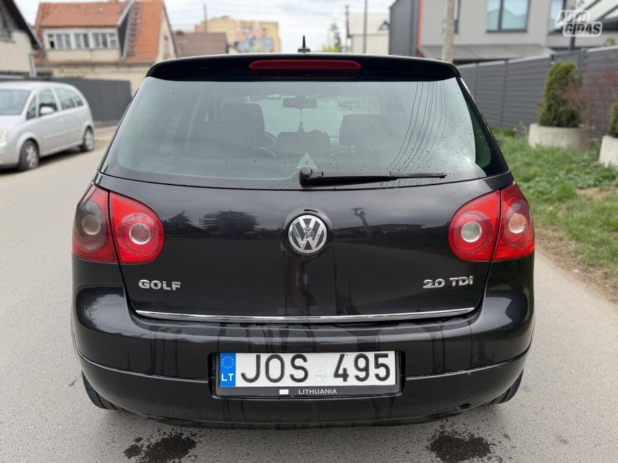 Melns Volkswagen Golf 2006 Kauņa, ar dzinēja tilpumu 2.00 L un nobraukumu 384 tūkst. km par 2320 €, foto 7 vietnē AUTOMOTO.COM.LV