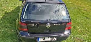 Black Volkswagen Golf 2001 in Limbazi, with an engine capacity of 1.90 L and mileage of 0 thousand km for 1200 €, photo  on AUTOMOTO.COM.LV