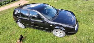 Black Volkswagen Golf 2001 in Limbazi, with an engine capacity of 1.90 L and mileage of 0 thousand km for 1200 €, photo 3 on AUTOMOTO.COM.LV