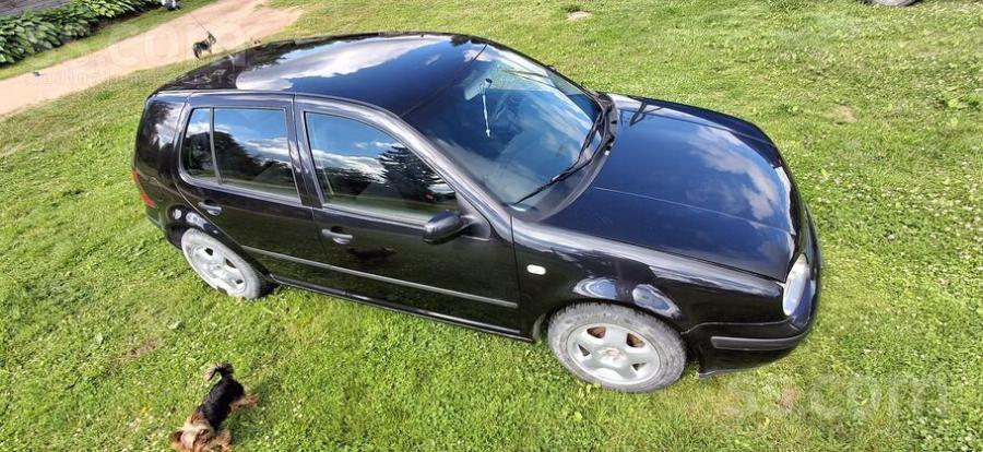 Black Volkswagen Golf 2001 in Limbazi, with an engine capacity of 1.90 L and mileage of 0 thousand km for 1200 €, photo 3 on AUTOMOTO.COM.LV