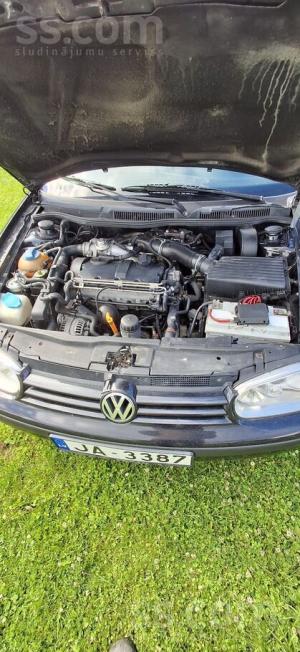 Black Volkswagen Golf 2001 in Limbazi, with an engine capacity of 1.90 L and mileage of 0 thousand km for 1200 €, photo 6 on AUTOMOTO.COM.LV