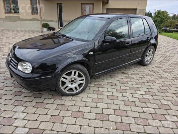 Black Volkswagen Golf 2001 in Valka, with an engine capacity of 1.90 L and mileage of 365 thousand km for 1250 €, photo 1 on AUTOMOTO.COM.LV