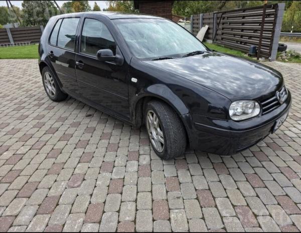Black Volkswagen Golf 2001 in Valka, with an engine capacity of 1.90 L and mileage of 365 thousand km for 1250 €, photo 4 on AUTOMOTO.COM.LV
