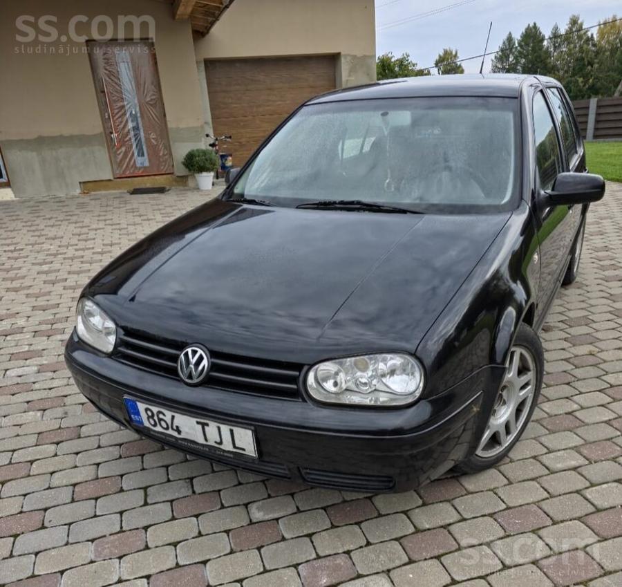 Melns Volkswagen Golf 2001 Valka, ar dzinēja tilpumu 1.90 L un nobraukumu 365 tūkst. km par 1250 €, foto 5 vietnē AUTOMOTO.COM.LV