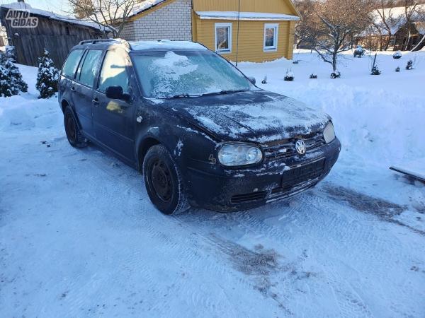 Black Volkswagen Golf 1999 in Vilnius, with an engine capacity of 1.90 L and mileage of 351 thousand km for 370 €, photo 1 on AUTOMOTO.COM.LV