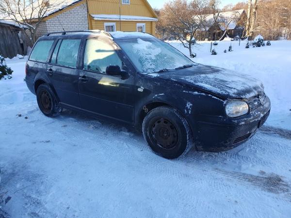Black Volkswagen Golf 1999 in Vilnius, with an engine capacity of 1.90 L and mileage of 351 thousand km for 370 €, photo 2 on AUTOMOTO.COM.LV