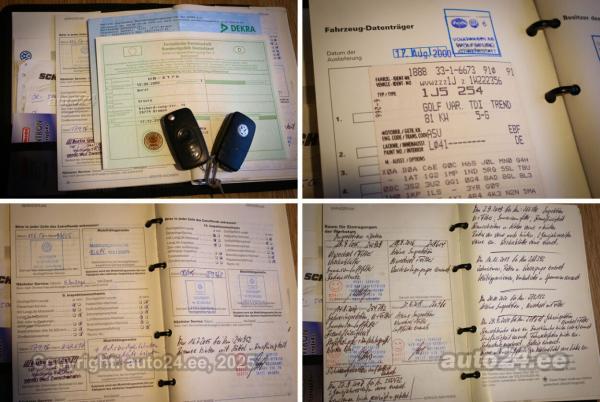 Black Volkswagen Golf 2000 in Viljandi, with an engine capacity of 1.90 L and mileage of 294 thousand km for 3490 €, photo 11 on AUTOMOTO.COM.LV