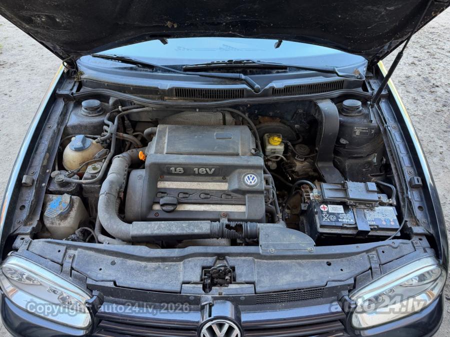 Black Volkswagen Golf 2000 in Viljandi, with an engine capacity of 1.60 L and mileage of 176 thousand km for 400 €, photo 10 on AUTOMOTO.COM.LV