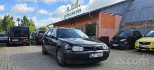 Черный Фольксваген Гольф 2000 в Валмиера, объемом двигателя 1.90 л и пробегом 312 тыс. км за 1100 €, фото  на AUTOMOTO.COM.LV