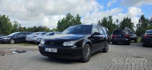 Black Volkswagen Golf 2000 in Valmiera, with an engine capacity of 1.90 L and mileage of 312 thousand km for 1100 €, photo 7 on AUTOMOTO.COM.LV