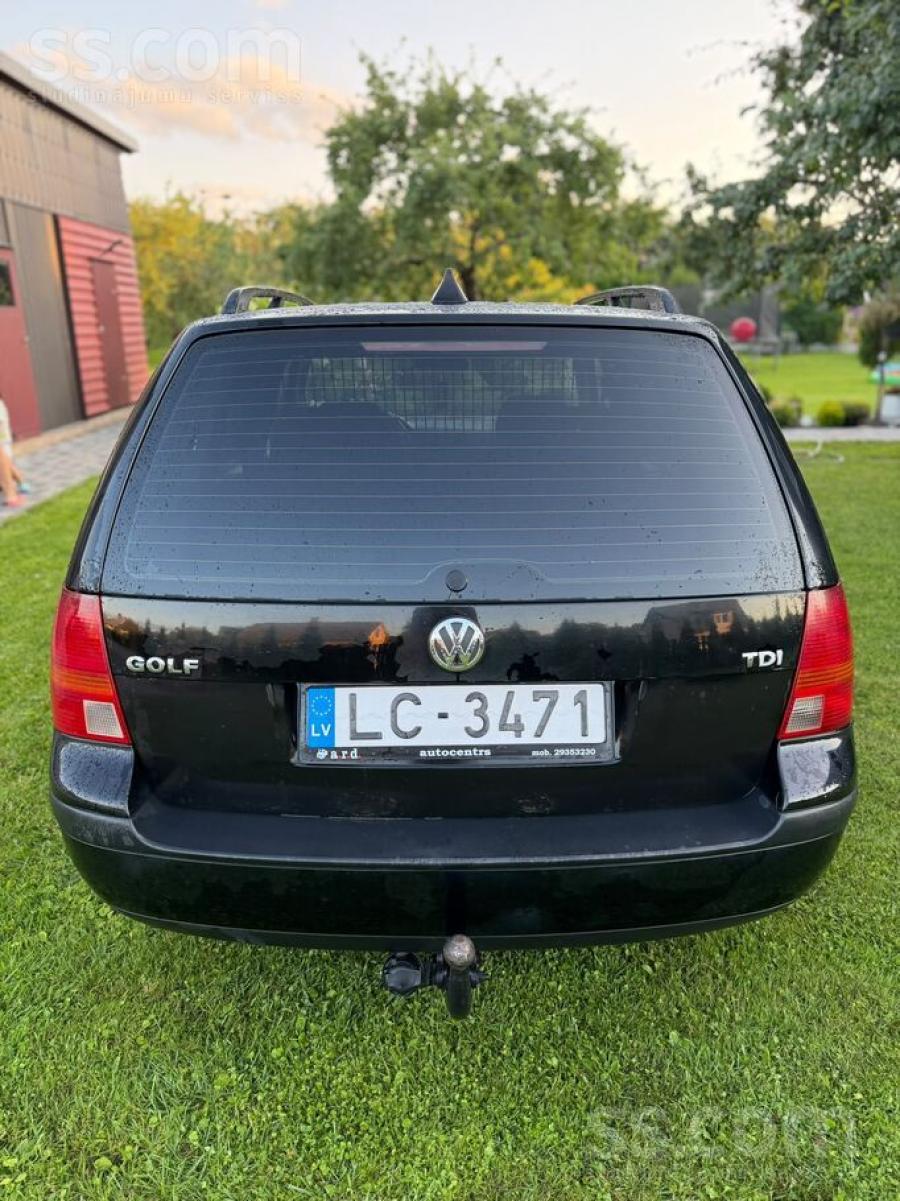 Melns Volkswagen Golf 2000 Valmiera, ar dzinēja tilpumu 1.90 L un nobraukumu 312 tūkst. km par 1750 €, foto 6 vietnē AUTOMOTO.COM.LV