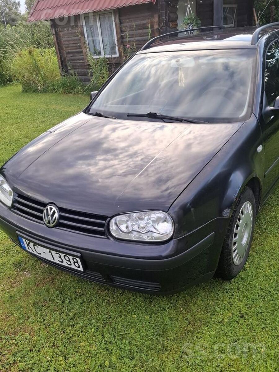 Black Volkswagen Golf 2000 in Aizkraukle, with an engine capacity of 1.90 L and mileage of 467 thousand km for 1000 €, photo 3 on AUTOMOTO.COM.LV