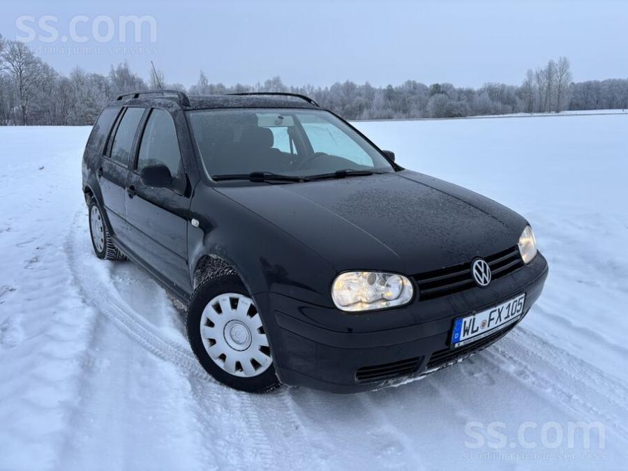 Black Volkswagen Golf 2001 in Bauska, with an engine capacity of 1.90 L and mileage of 316 thousand km for 1650 €, photo 1 on AUTOMOTO.COM.LV