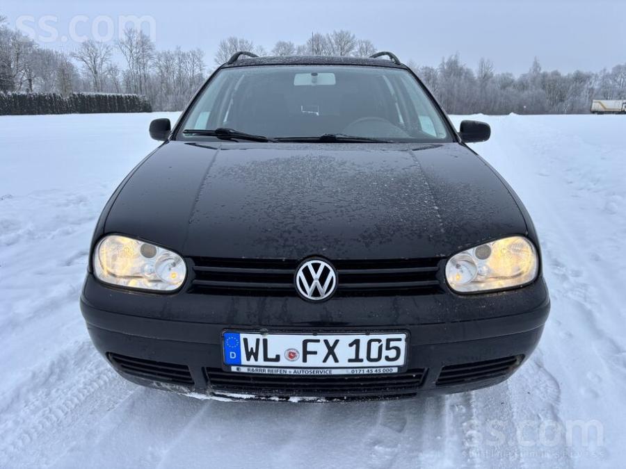 Black Volkswagen Golf 2001 in Bauska, with an engine capacity of 1.90 L and mileage of 316 thousand km for 1650 €, photo 7 on AUTOMOTO.COM.LV