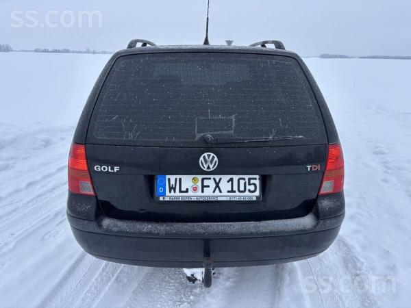 Melns Volkswagen Golf 2001 Bauska, ar dzinēja tilpumu 1.90 L un nobraukumu 316 tūkst. km par 1650 €, foto 8 vietnē AUTOMOTO.COM.LV