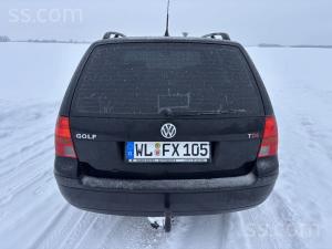 Black Volkswagen Golf 2001 in Bauska, with an engine capacity of 1.90 L and mileage of 316 thousand km for 1650 €, photo 8 on AUTOMOTO.COM.LV