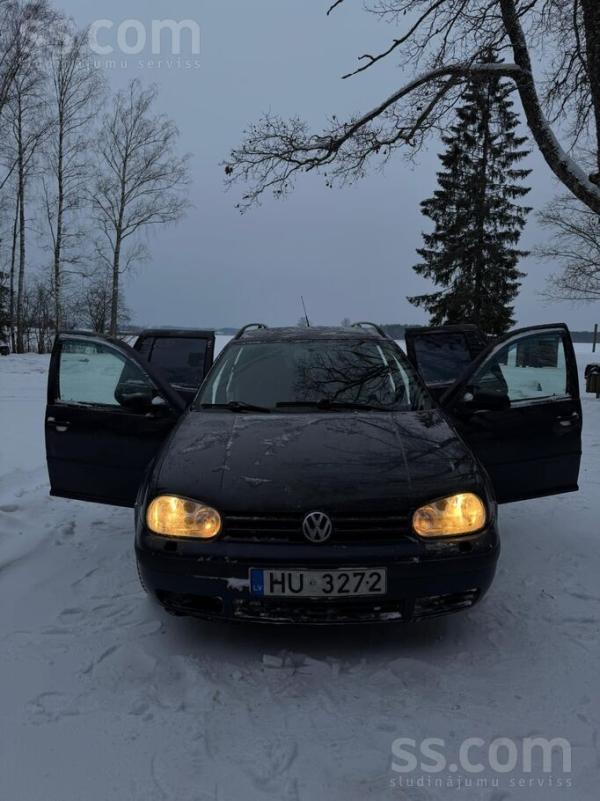 Black Volkswagen Golf 2001 in Cesis, with an engine capacity of 1.90 L and mileage of 324 thousand km for 1400 €, photo 9 on AUTOMOTO.COM.LV