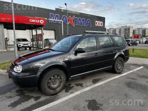 Black Volkswagen Golf 2001 in Riga, with an engine capacity of 1.90 L and mileage of 317 thousand km for 1050 €, photo 2 on AUTOMOTO.COM.LV