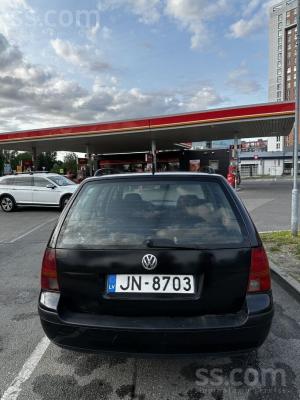 Black Volkswagen Golf 2001 in Riga, with an engine capacity of 1.90 L and mileage of 317 thousand km for 1050 €, photo 4 on AUTOMOTO.COM.LV