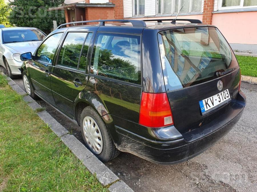 Melns Volkswagen Golf 2001 Balvi, ar dzinēja tilpumu 2.00 L un nobraukumu 270 tūkst. km par 1500 €, foto 3 vietnē AUTOMOTO.COM.LV