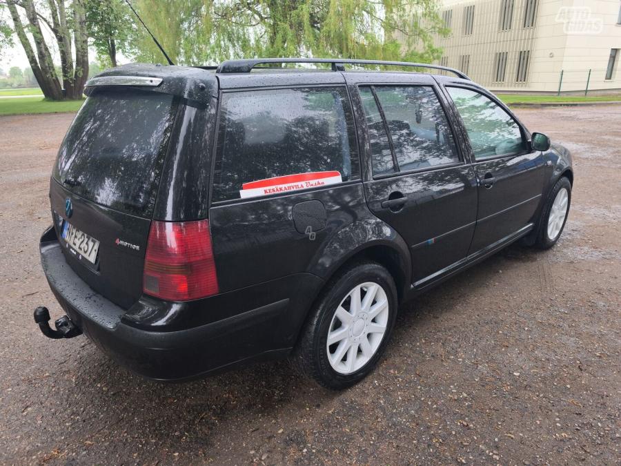 Black Volkswagen Golf 2002 in Raseiniai, with an engine capacity of 1.90 L and mileage of 247 thousand km for 1950 €, photo 6 on AUTOMOTO.COM.LV