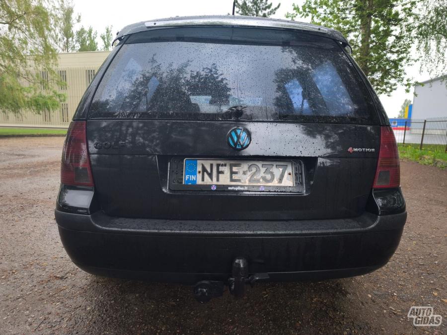 Black Volkswagen Golf 2002 in Raseiniai, with an engine capacity of 1.90 L and mileage of 247 thousand km for 1950 €, photo 10 on AUTOMOTO.COM.LV