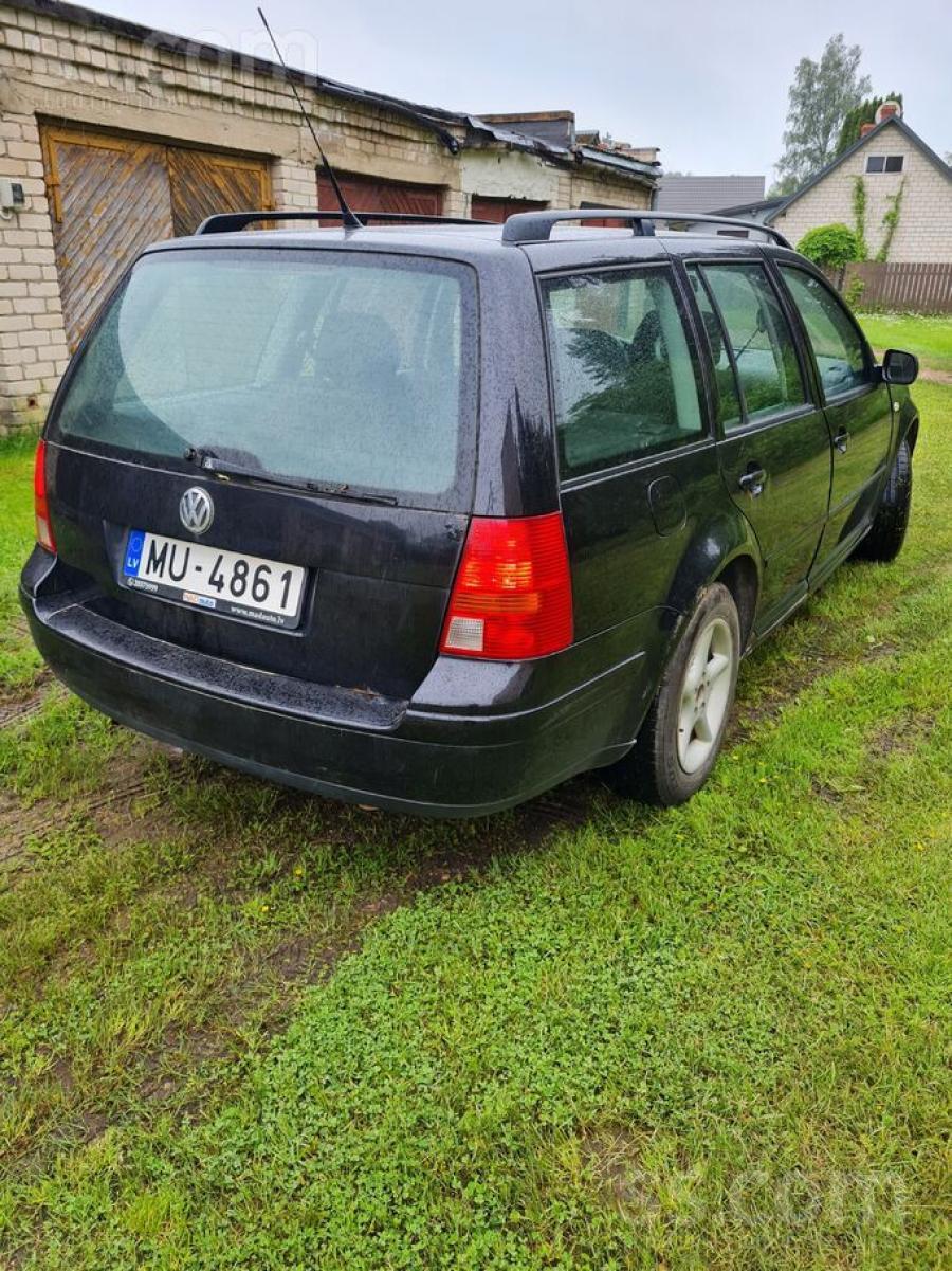Black Volkswagen Golf 2003 in Madona, with an engine capacity of 1.90 L and mileage of 373 thousand km for 1700 €, photo 3 on AUTOMOTO.COM.LV