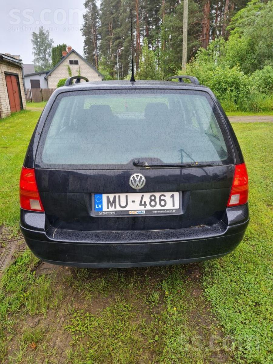 Black Volkswagen Golf 2003 in Madona, with an engine capacity of 1.90 L and mileage of 373 thousand km for 1700 €, photo 4 on AUTOMOTO.COM.LV