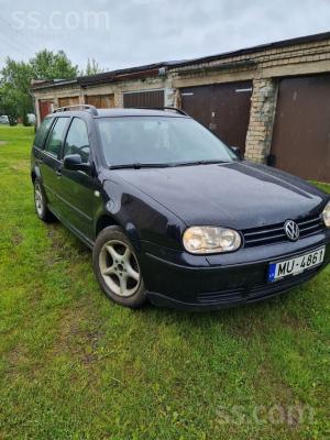 Black Volkswagen Golf 2003 in Madona, with an engine capacity of 1.90 L and mileage of 373 thousand km for 1700 €, photo 5 on AUTOMOTO.COM.LV