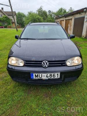 Black Volkswagen Golf 2003 in Madona, with an engine capacity of 1.90 L and mileage of 373 thousand km for 1700 €, photo 6 on AUTOMOTO.COM.LV