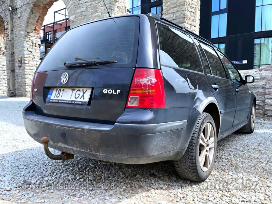 Black Volkswagen Golf 2003 in Tallinn, with an engine capacity of 1.90 L and mileage of 400 thousand km for 999 €, photo 5 on AUTOMOTO.COM.LV