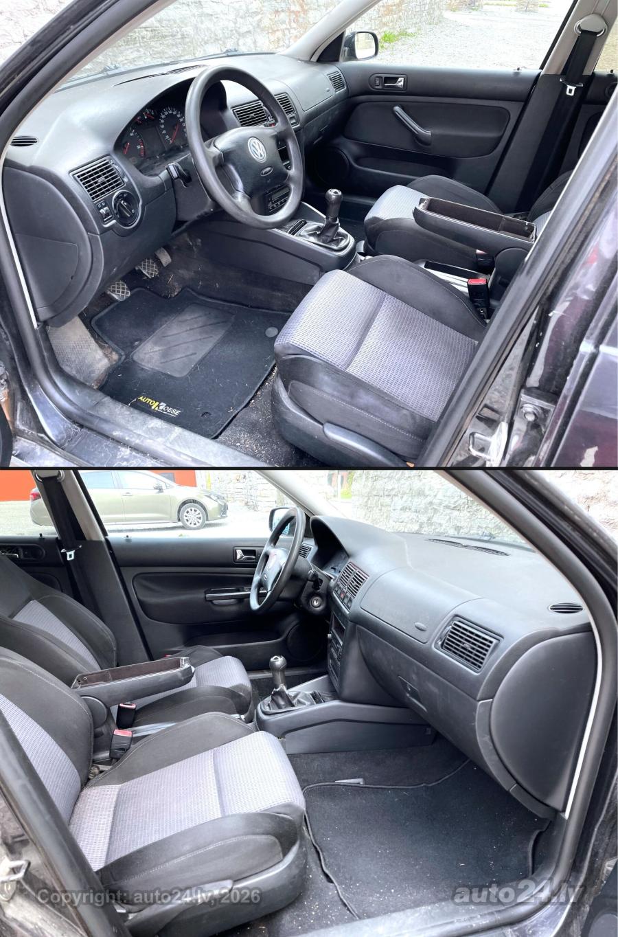 Black Volkswagen Golf 2003 in Tallinn, with an engine capacity of 1.90 L and mileage of 400 thousand km for 999 €, photo 10 on AUTOMOTO.COM.LV