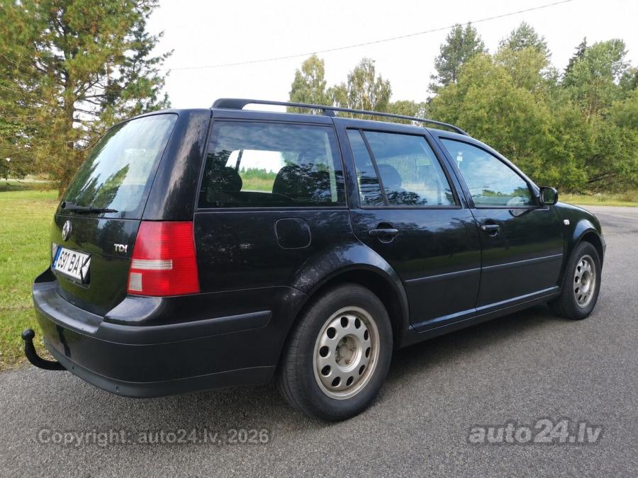 Black Volkswagen Golf 2004 in Tartu, with an engine capacity of 1.90 L and mileage of 290 thousand km for 990 €, photo 5 on AUTOMOTO.COM.LV