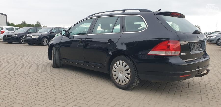 Black Volkswagen Golf 2007 in Kedainiai, with an engine capacity of 1.90 L and mileage of 190 thousand km for 2600 €, photo 8 on AUTOMOTO.COM.LV