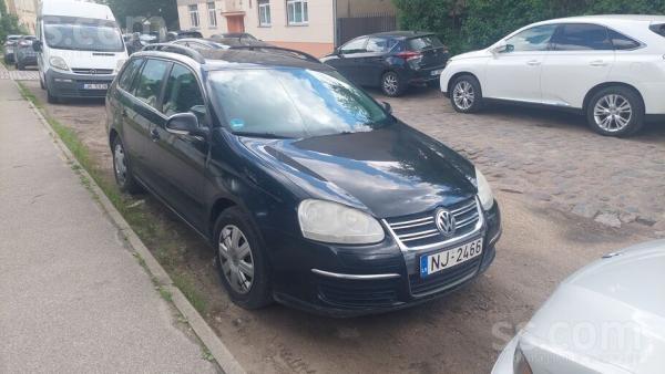 Black Volkswagen Golf 2007 in Riga, with an engine capacity of 1.90 L and mileage of 455 thousand km for 1500 €, photo 1 on AUTOMOTO.COM.LV