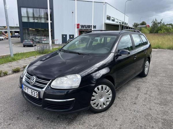 Black Volkswagen Golf 2007 in Vilnius, with an engine capacity of 1.90 L and mileage of 375 thousand km for 1200 €, photo 1 on AUTOMOTO.COM.LV