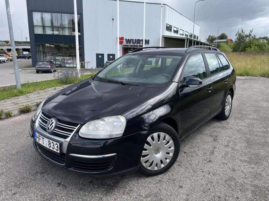 Melns Volkswagen Golf 2007 Viļņa, ar dzinēja tilpumu 1.90 L un nobraukumu 375 tūkst. km par 1200 €, foto 1 vietnē AUTOMOTO.COM.LV