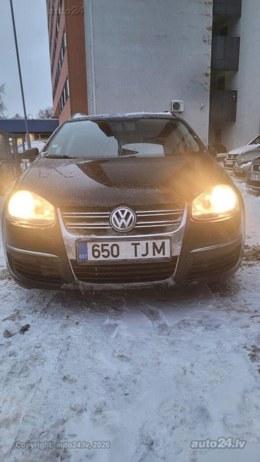 Black Volkswagen Golf 2008 in Tartu, with an engine capacity of 1.90 L and mileage of 414 thousand km for 1850 €, photo 6 on AUTOMOTO.COM.LV