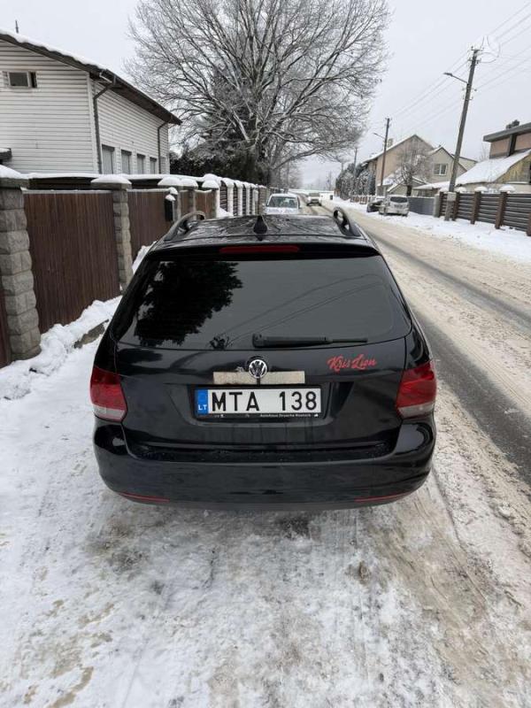 Black Volkswagen Golf 2008 in Kaunas, with an engine capacity of 1.90 L and mileage of 260 thousand km for 850 €, photo 5 on AUTOMOTO.COM.LV