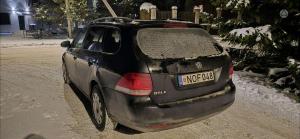 Black Volkswagen Golf 2008 in Vilnius, with an engine capacity of 1.90 L and mileage of 307 thousand km for 900 €, photo 6 on AUTOMOTO.COM.LV