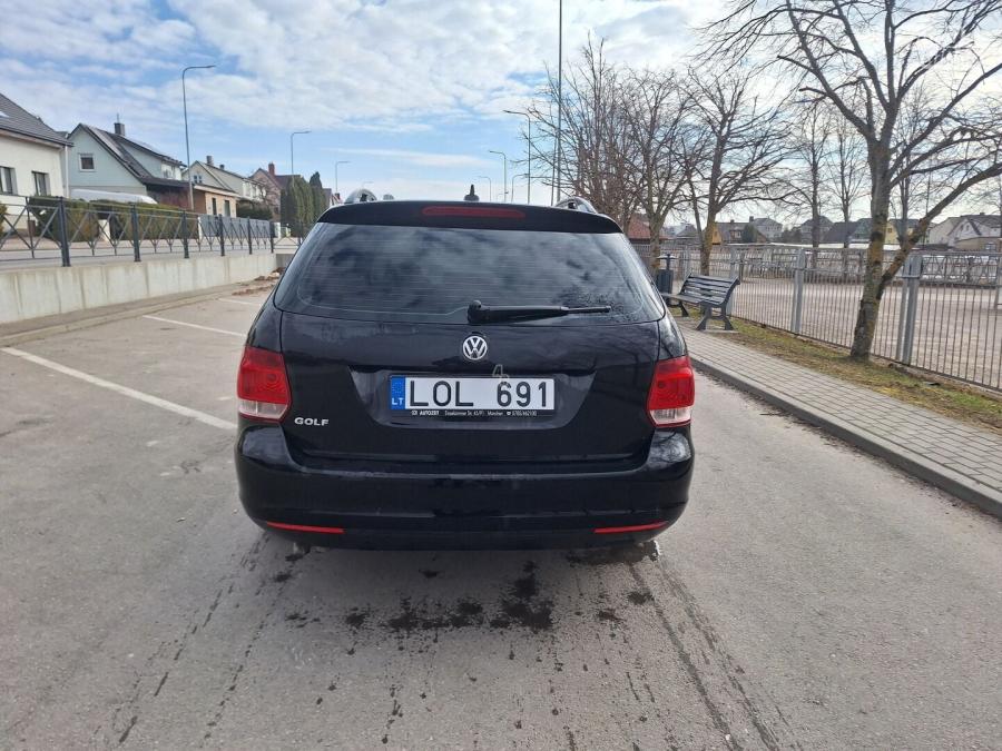 Melns Volkswagen Golf 2008 Telšiai, ar dzinēja tilpumu 1.90 L un nobraukumu 285 tūkst. km par 1299 €, foto 5 vietnē AUTOMOTO.COM.LV