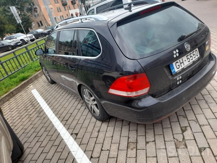 Black Volkswagen Golf 2008 in Daugavpils, with an engine capacity of 2.00 L and mileage of 308 thousand km for 1650 €, photo 28 on AUTOMOTO.COM.LV