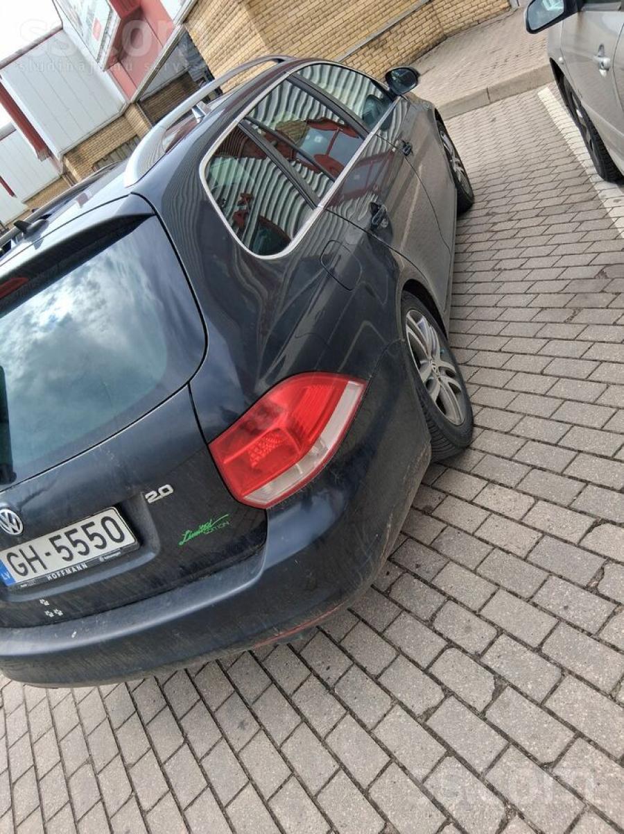 Black Volkswagen Golf 2008 in Daugavpils, with an engine capacity of 2.00 L and mileage of 308 thousand km for 1650 €, photo 33 on AUTOMOTO.COM.LV