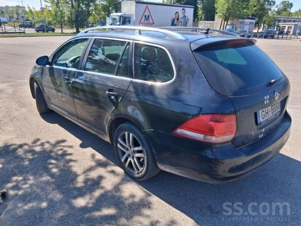 Black Volkswagen Golf 2008 in Daugavpils, with an engine capacity of 2.00 L and mileage of 311 thousand km for 2800 €, photo 1 on AUTOMOTO.COM.LV